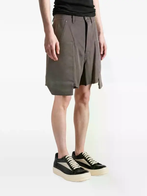 Rick Owens Raw-edge Panelled Shorts