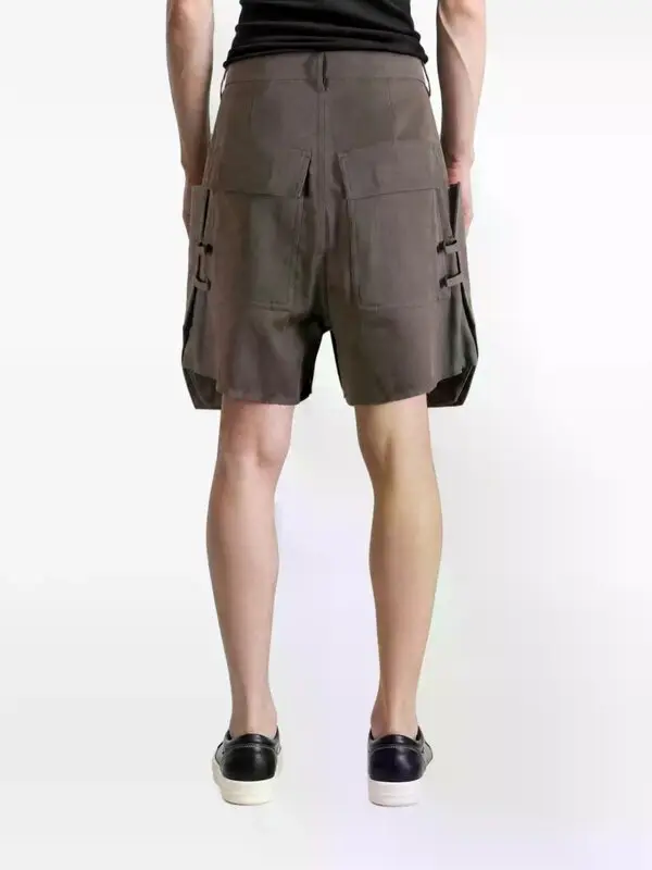 Rick Owens Raw-edge Panelled Shorts