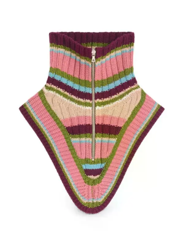 Dries Van Noten Wool Zip Collar