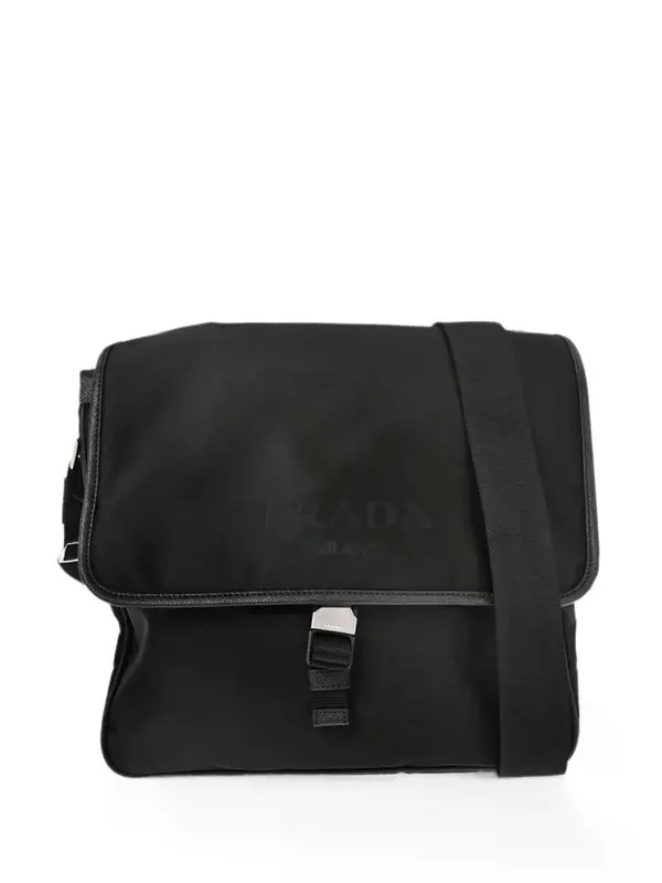 Prada 2010s Tessuto Buckle-fastening Shoulder Bag