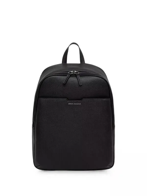 Armani Exchange Logo-print Pebbled Backpack
