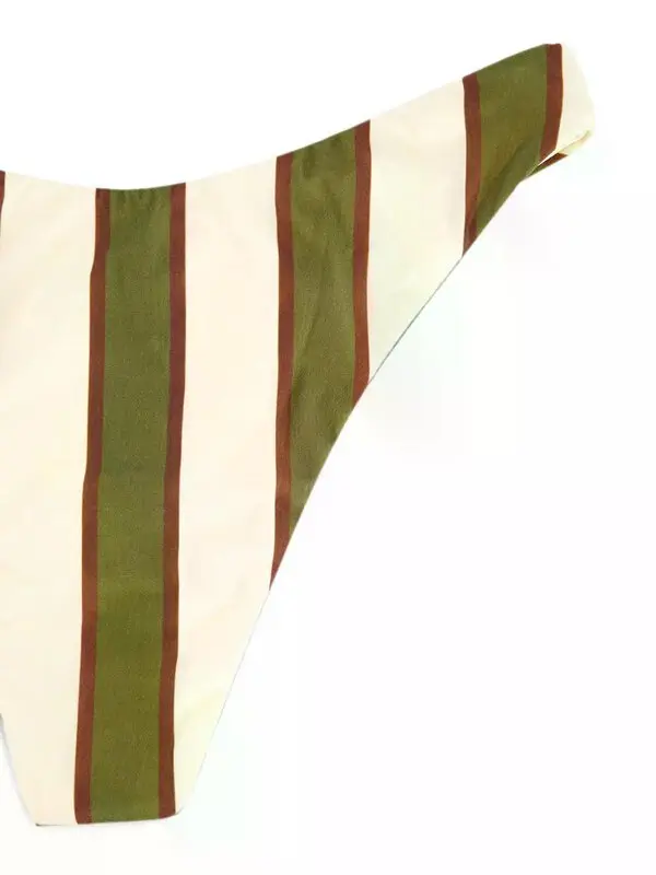 HAIGHT. Asa Delta Striped Bikini Bottoms