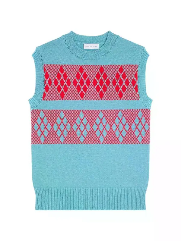 Dries Van Noten Jacquard Wool Sweater