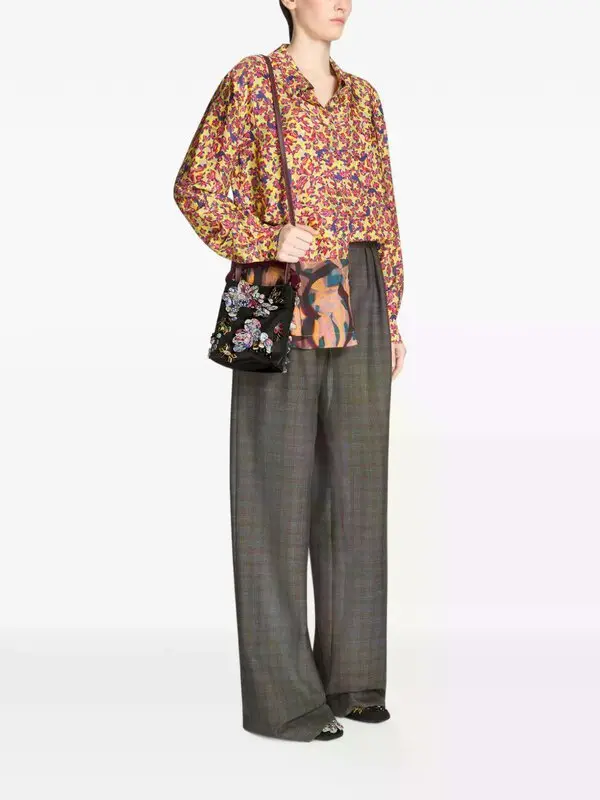 Dries Van Noten Micro Embroidered Bag