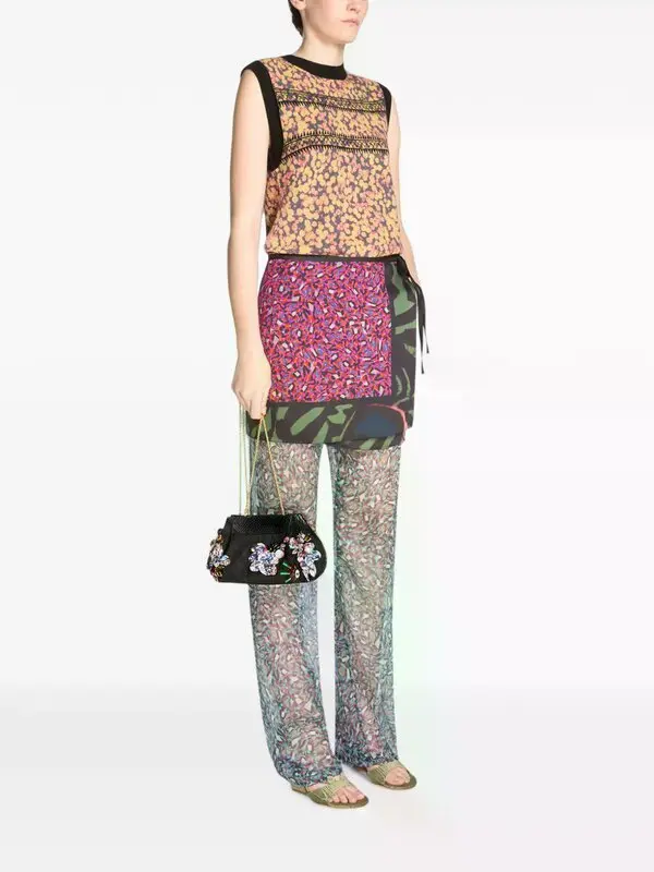 Dries Van Noten Embroidered Clutch Bag
