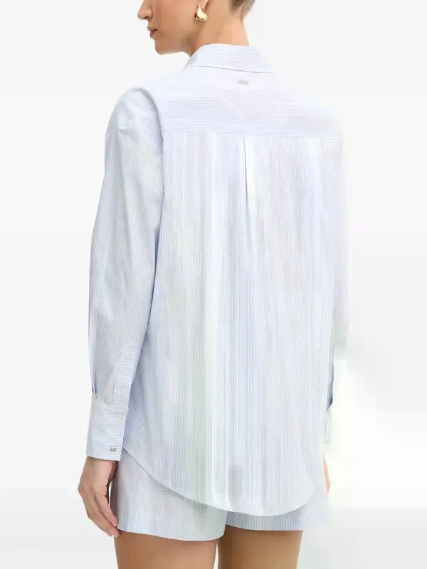 FRACOMINA Striped Flap-pocket Shirt