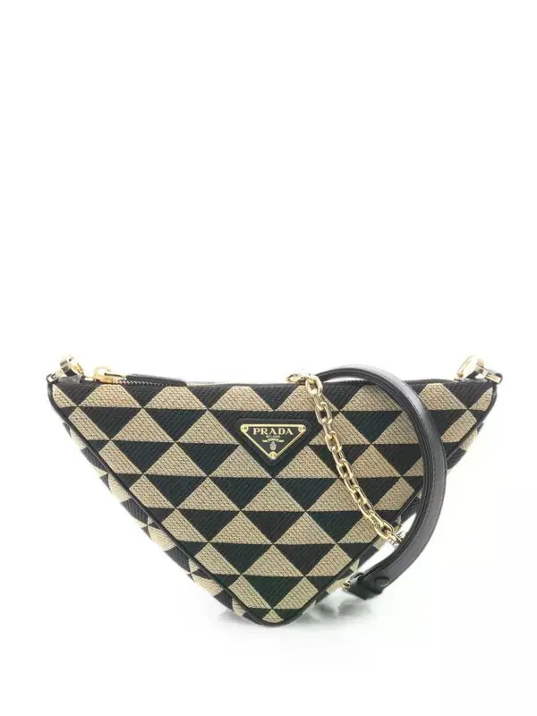 Prada 2010s Triangle Shoulder Bag