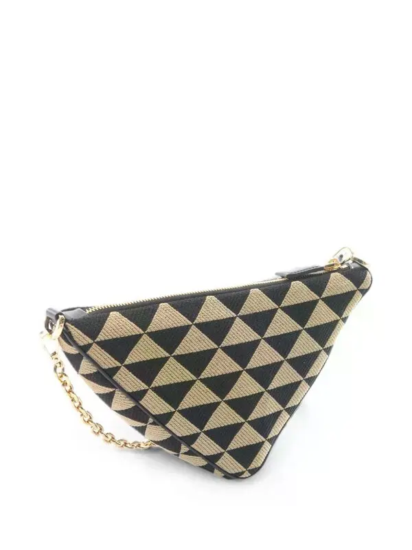 Prada 2010s Triangle Shoulder Bag