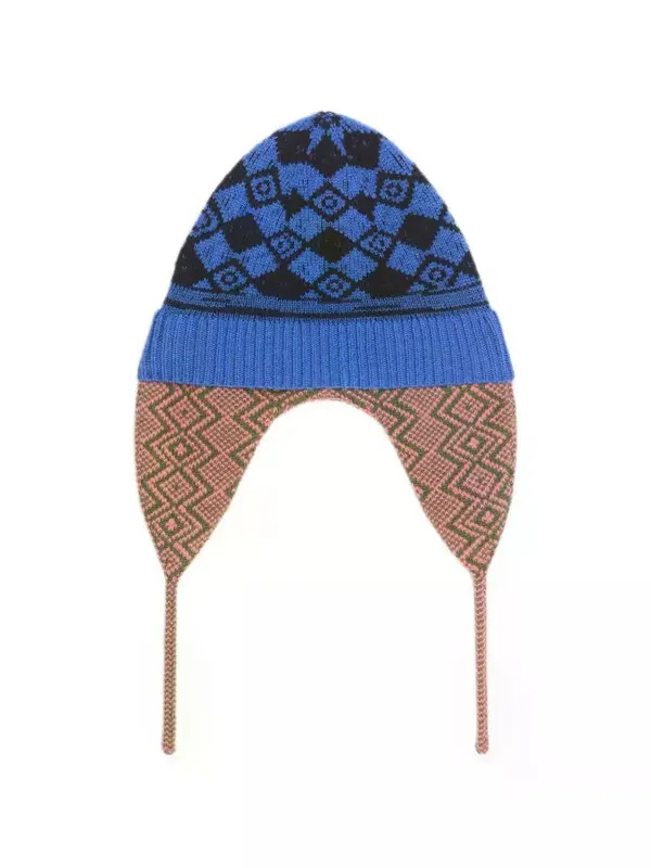 Dries Van Noten Jacquard Wool Hat