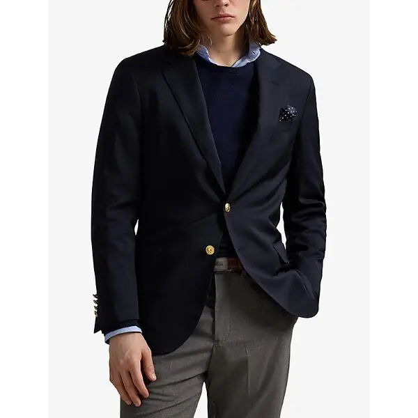 Polo Ralph Lauren Single-breasted Wool Blazer