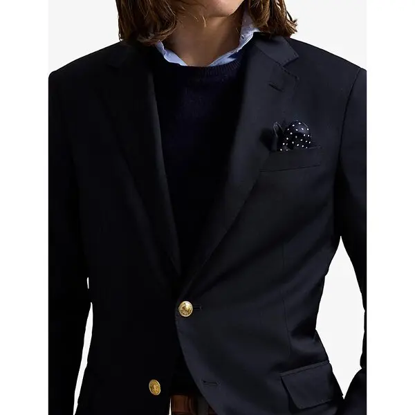 Polo Ralph Lauren Single-breasted Wool Blazer