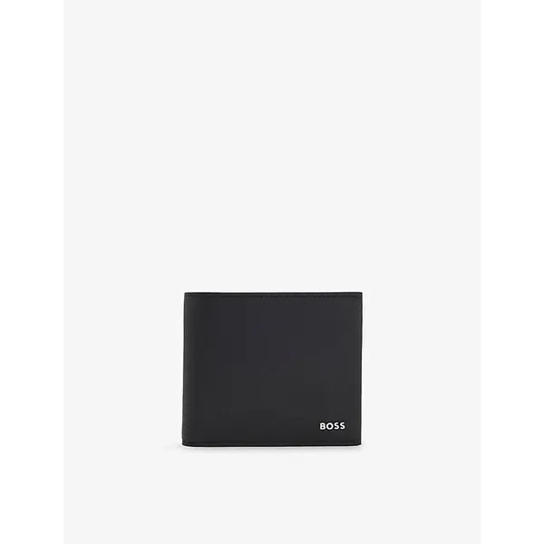 BOSS Logo-plaque Leather Wallet