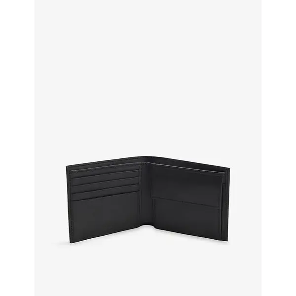 BOSS Logo-plaque Leather Wallet