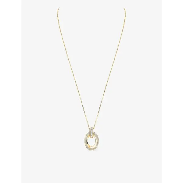 Messika Groove 18ct Gold And 3.25ct Diamond Pendant Necklace - Yellow