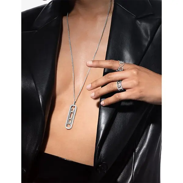 Messika Move 10th Medium 18ct Gold And 1.15ct Diamond Necklace