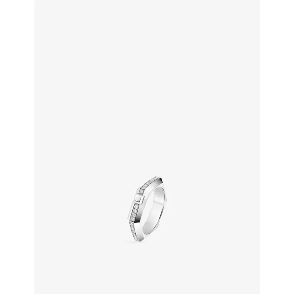 Messika Moderniste 18ct Gold And 0.15ct Diamond Ring - White