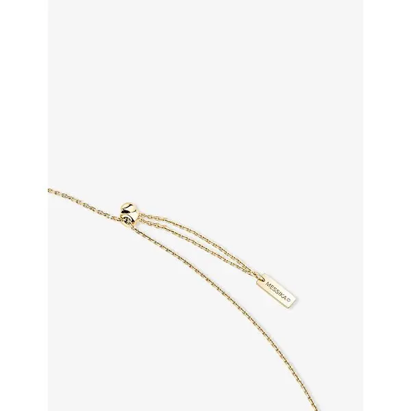 Messika Move 10th Small 18ct Gold And Diamond Necklace - Yellow