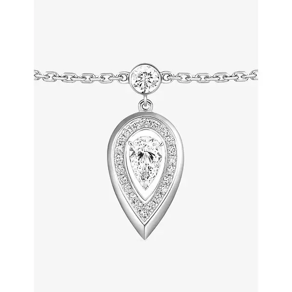 Messika Fiery Gold And 0.26ct Diamond Anklet - White