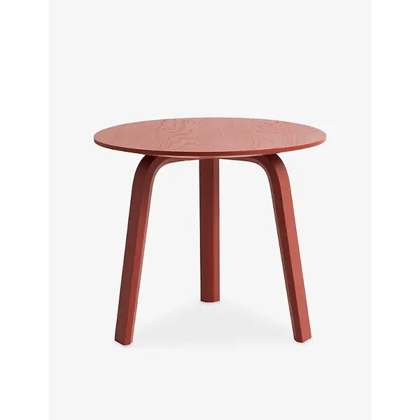 HAY Bella Solid-oak Coffee Table 45cm - Tile Red