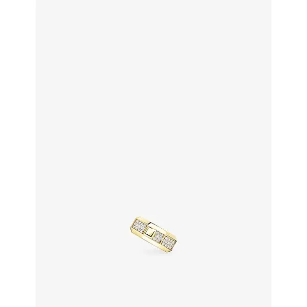 Messika Moderniste Medium 18ct Gold And Diamond Ear Clip - Yellow