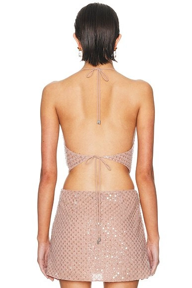 Retrofete Bethely Sequin Top