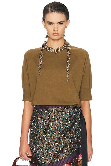Dries Van Noten Tuan Sweater - Khaki