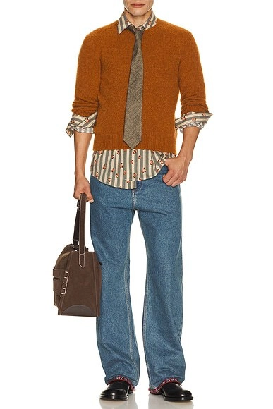 Dries Van Noten Melbourne Sweater - Rust