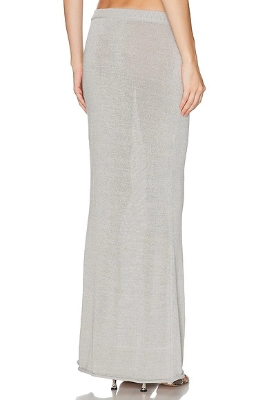 SEROYA Kora Maxi Skirt - Grey