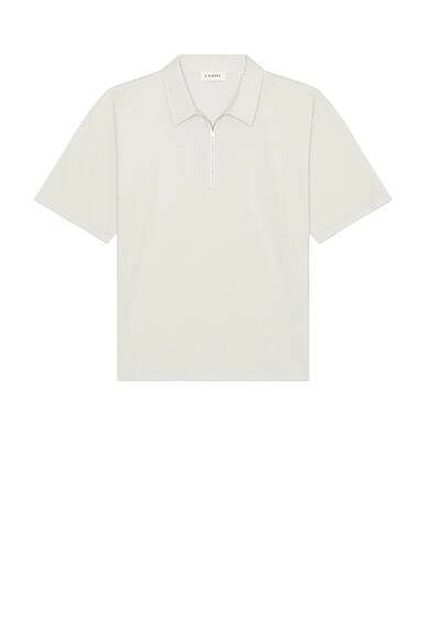FRAME Half Zip Pique Polo