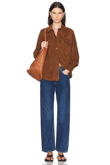 TWP Suede Leather Shirt