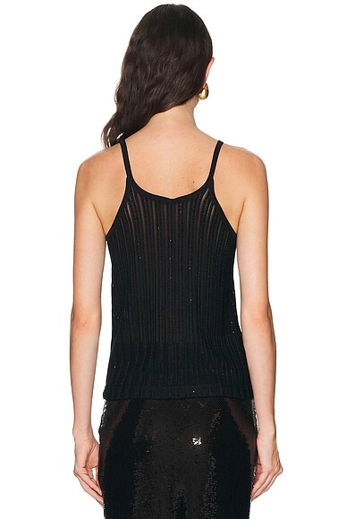 TOM FORD Micro Sequins Evening Tank Top