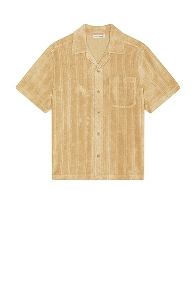 J. Lindeberg Ted Stripe Terry Shirt