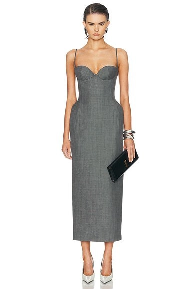 Magda Butrym Bustier Midi Dress