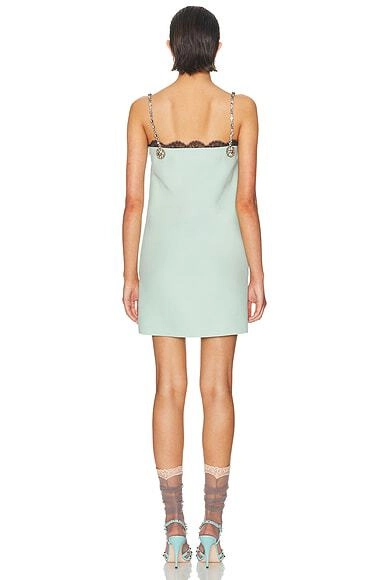 Valentino Garavani Crepe Couture Mini Dress With Embellished Straps