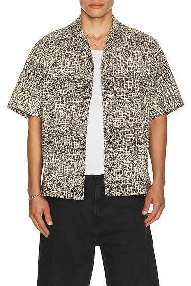 WACKO MARIA Wolf's Head 50's Short Sleeve Shirt Type 3