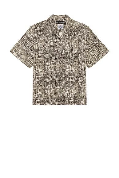 WACKO MARIA Wolf's Head 50's Short Sleeve Shirt Type 3