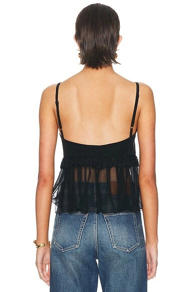 Chloé Sheer Lace Cami Top