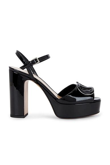 Valentino Garavani Vlogo Signature Sandal - Nero