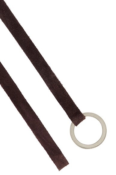 ST. AGNI Suede Tie Belt