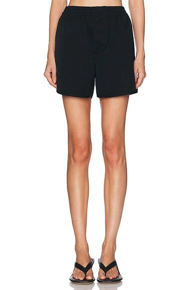 Bottega Veneta Twill Mini Short - Double Black