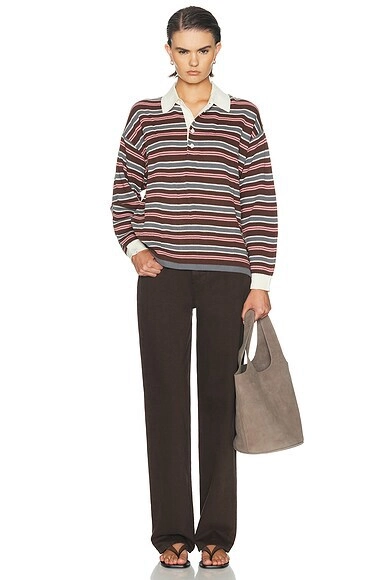 The Upside Wonder Knit Polo Top