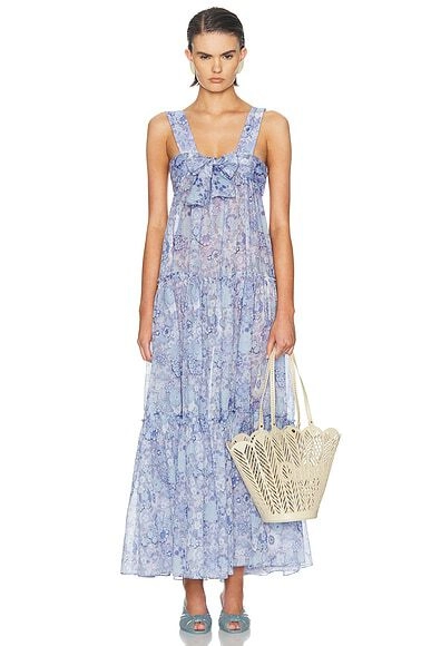 Chloé Bow Front Maxi Dress