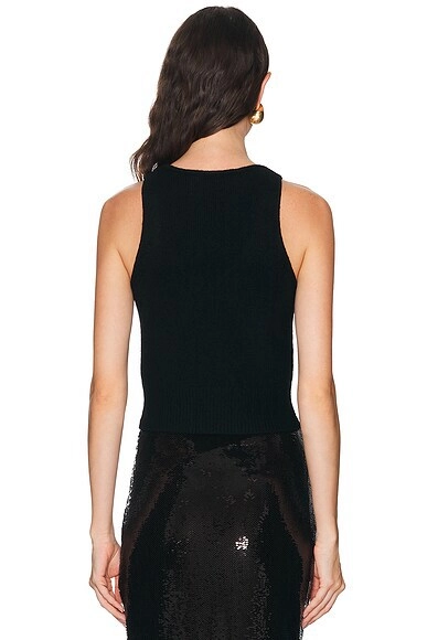 Brandon Maxwell Reese V-neck Tank Top