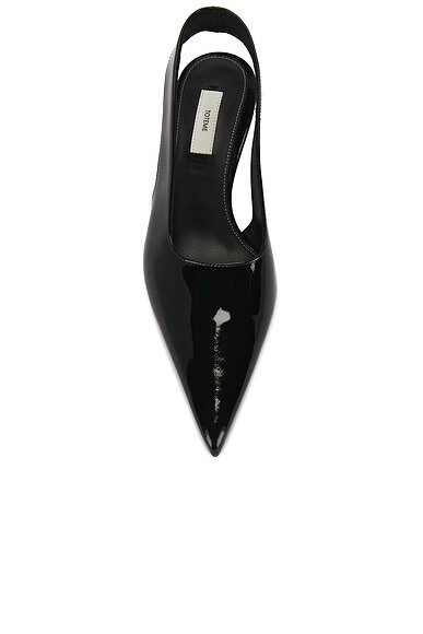 TOTEME Classic Patent Slingback Heel