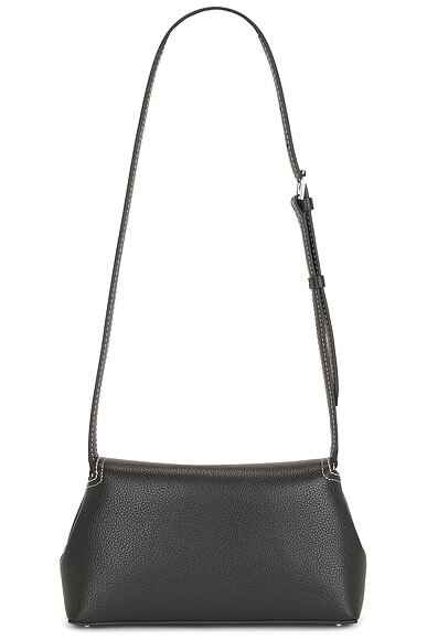 TOTEME T-lock Grained Leather Clutch