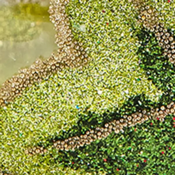 Harrods Glass Ivy Bauble