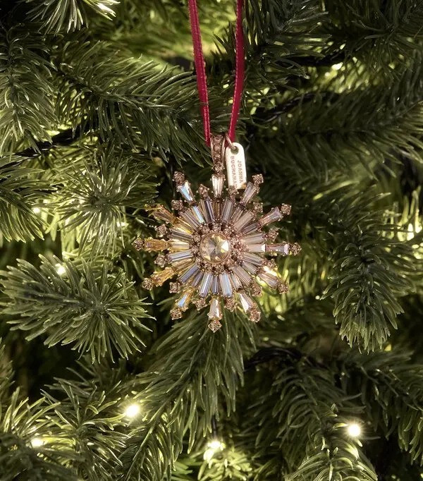 JOANNA BUCHANAN Embellished Snowflake Tree Decoration