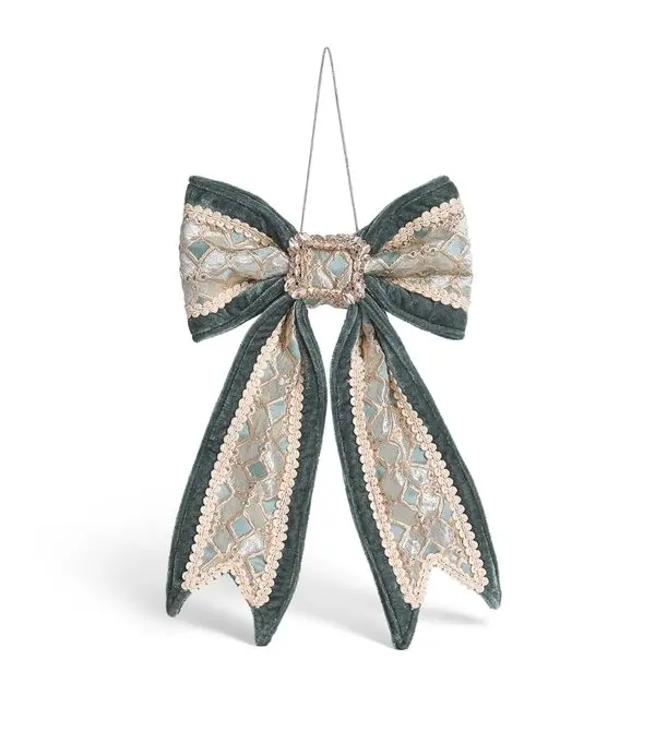 LUXURY GARLAND Ribbon Bow Tree Decoration