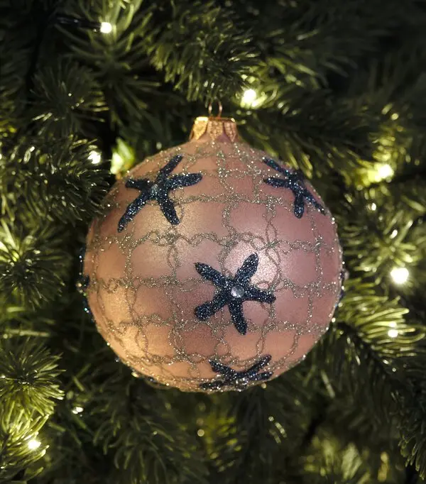Harrods Embellished Starfish Net Bauble