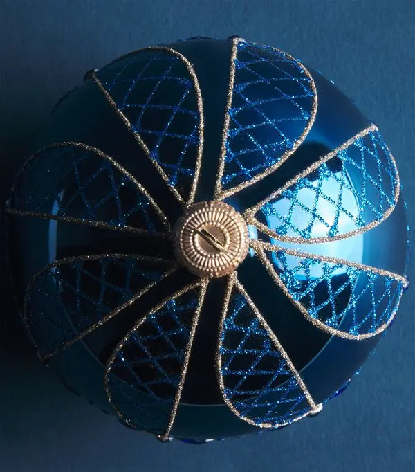 Harrods Glitter And Crystal-embellished Bauble